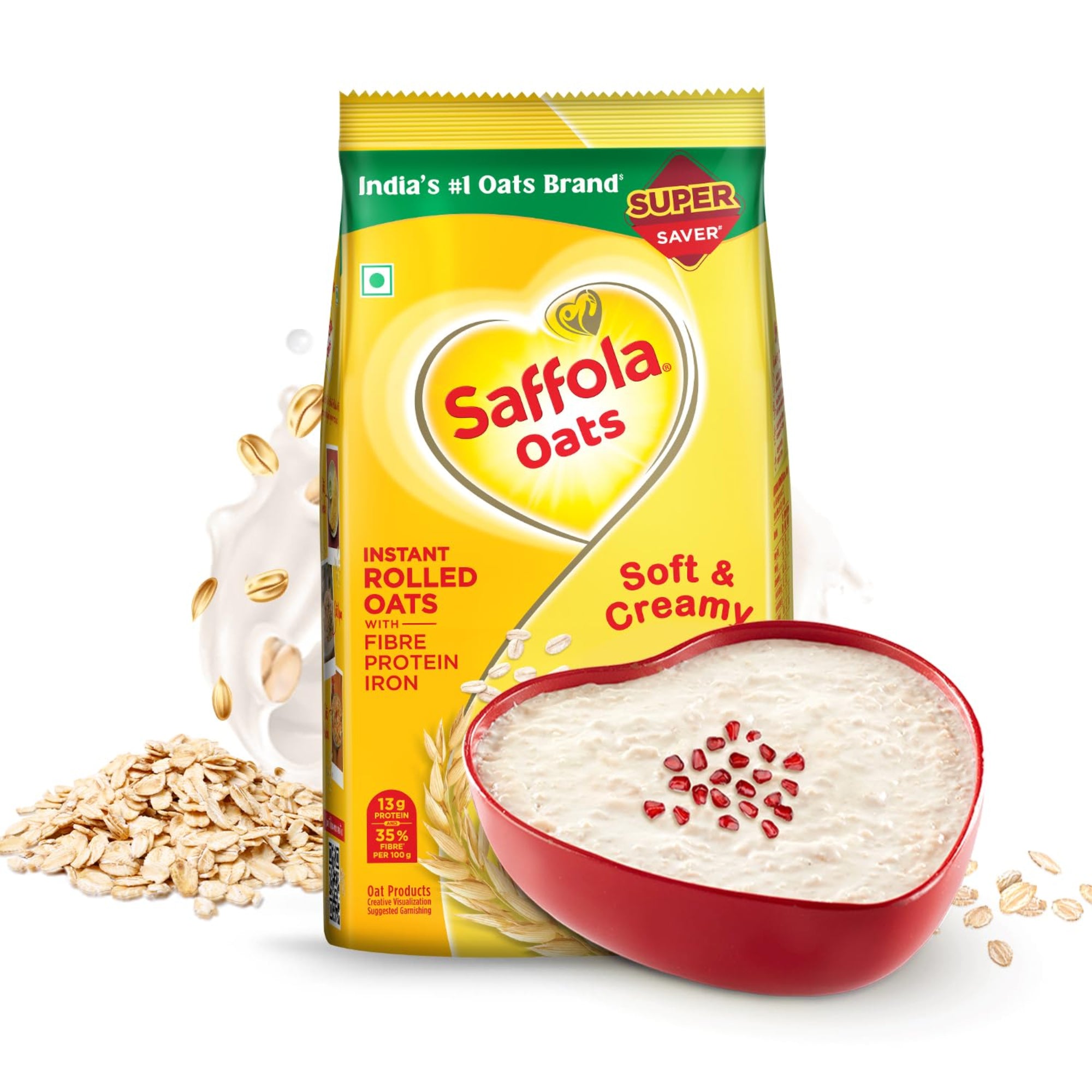 SAFFOLA OATS 400 GM POUCH – 9 TWELVE